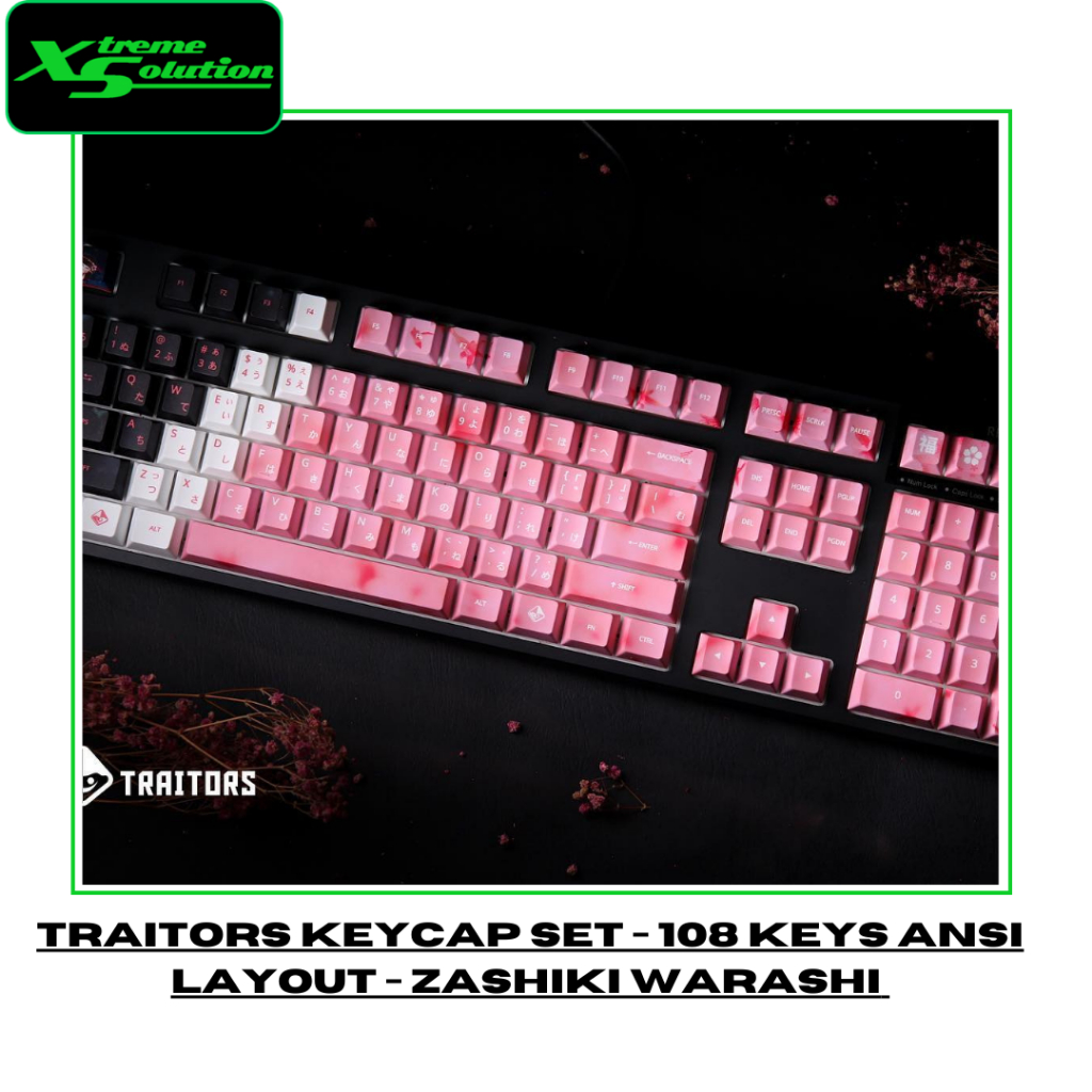 Traitors Keycap Set - 108 Keys ANSI Layout - Zashiki Warashi & Yuki Onna Edition | Shopee Singapore