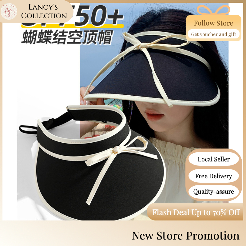 [SG STOCK] Summer Sun Hat with Large Brim UV Protection x Travel ...