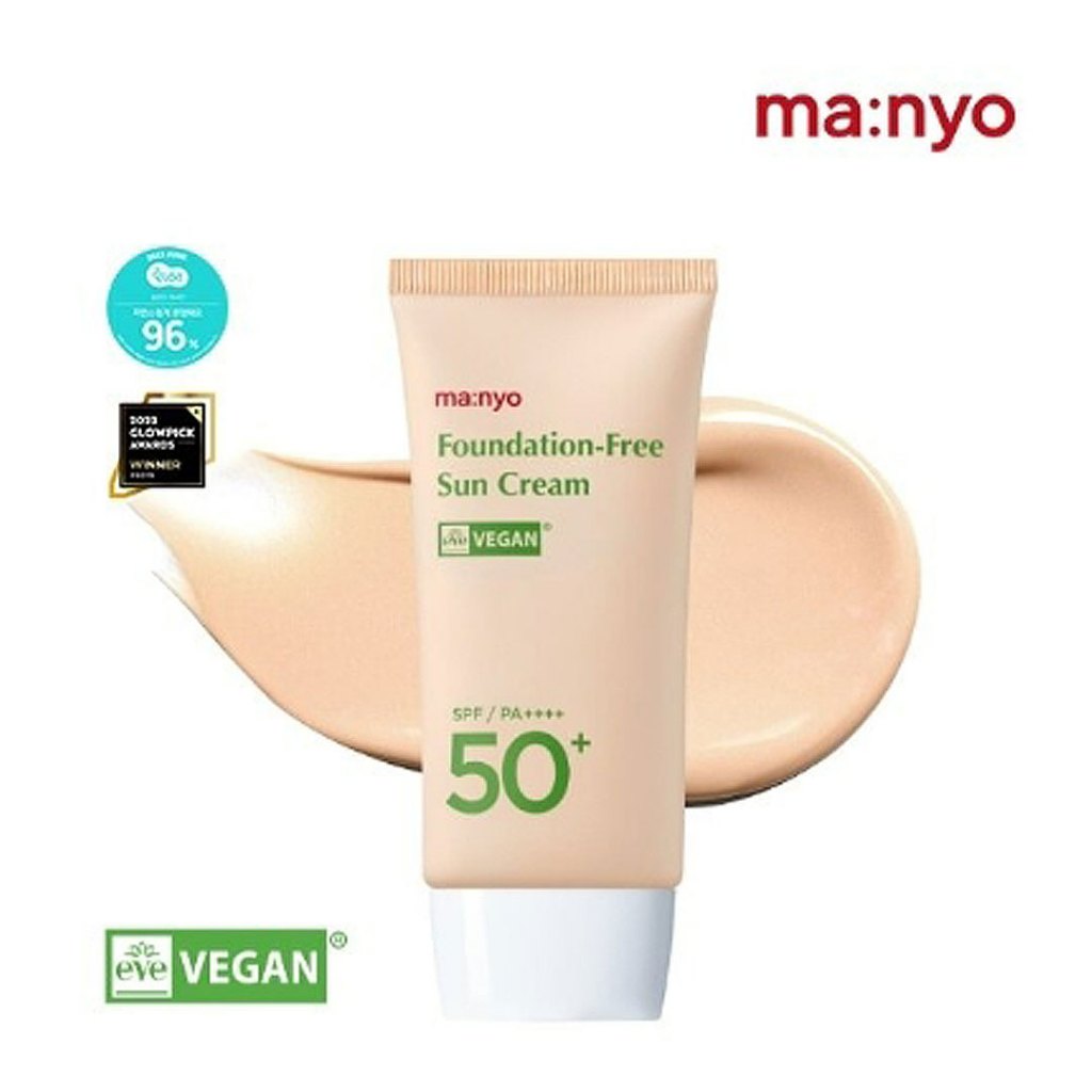 [Ma:nyo] Foundation-Free Sun Cream SPF 50+ PA++++ 50ml_From Korea ...