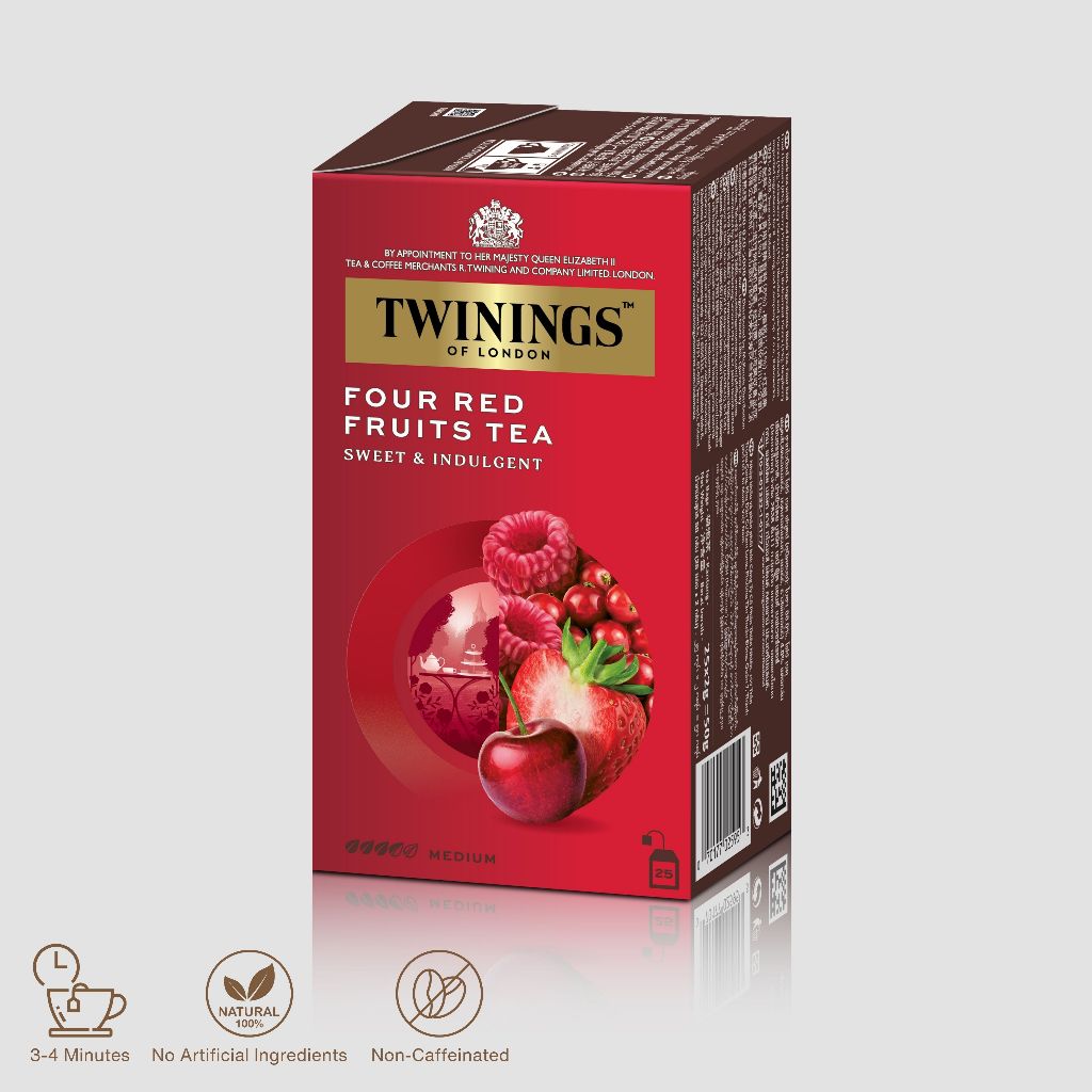 Twinings Four Red Fruits 25s | Shopee Singapore