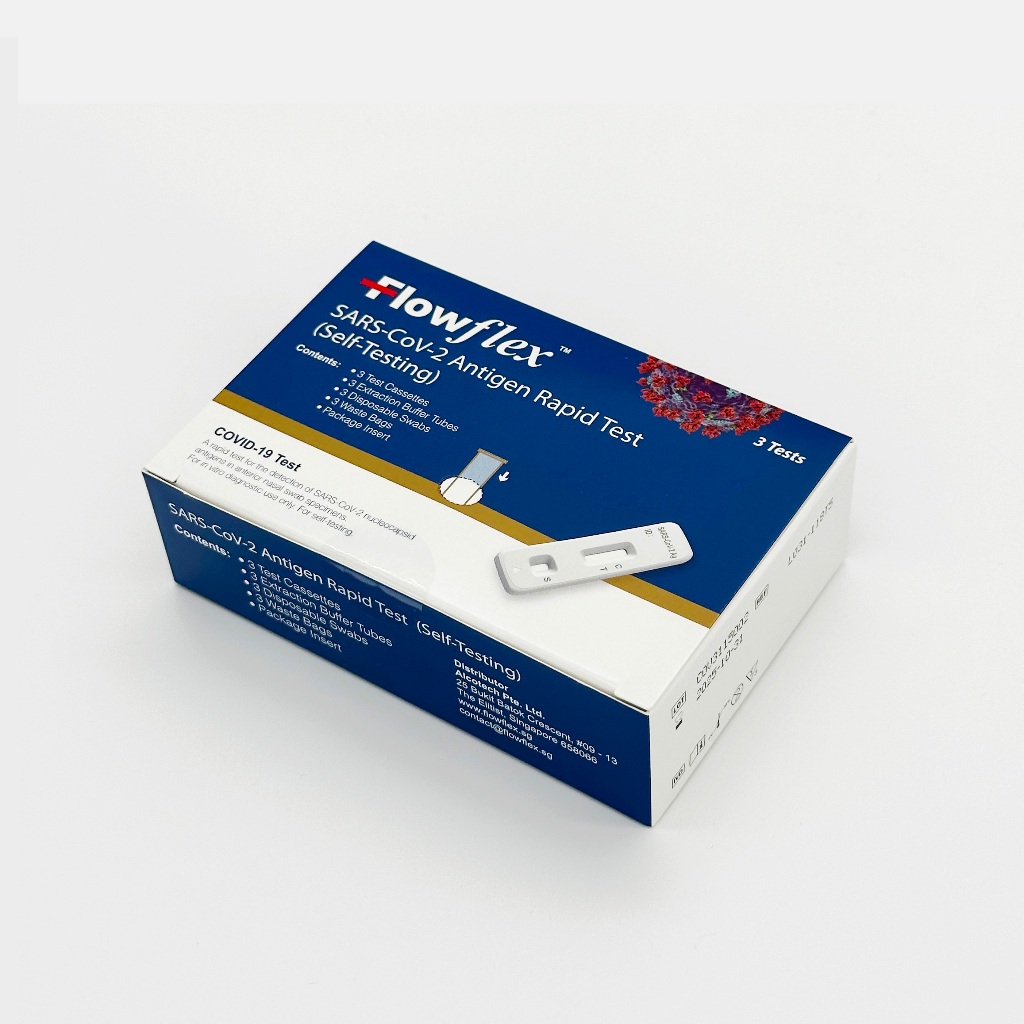 [Exp: June 2026] FlowFlex™ COVID-19 ART Antigen Rapid Test Kit (Bundle ...