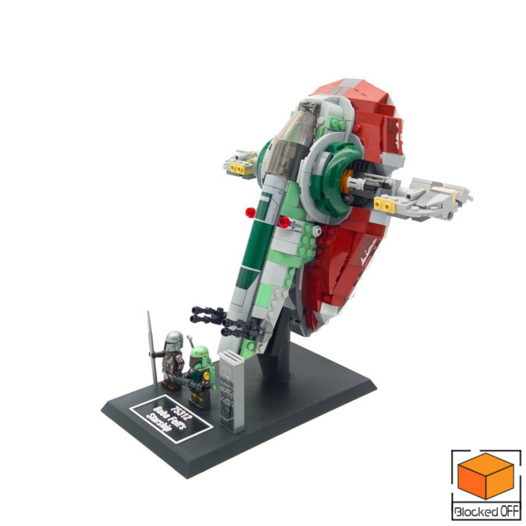 Display Stand for Lego Star Wars Boba Fett’s Starship / Slave-I Short ...