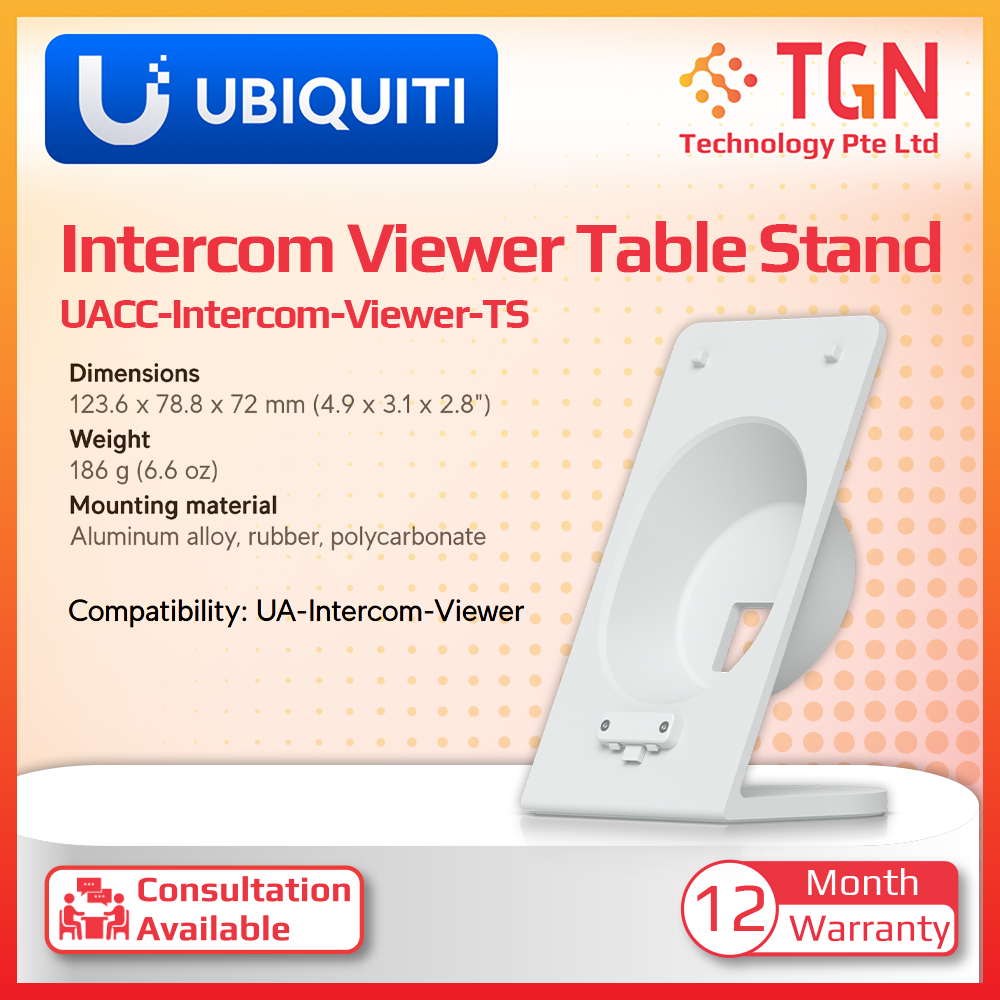 Ubiquiti Intercom Viewer Table Stand UACC-Intercom-Viewer-TS | Shopee ...