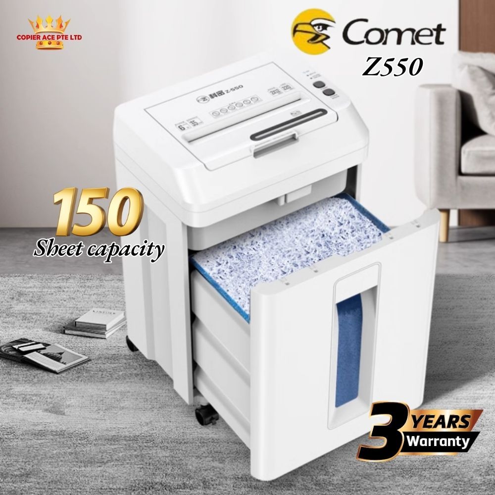 Comet 150 Sheet Shredder Paper/CD/Card Shredding, P5 Security, 3 years ...