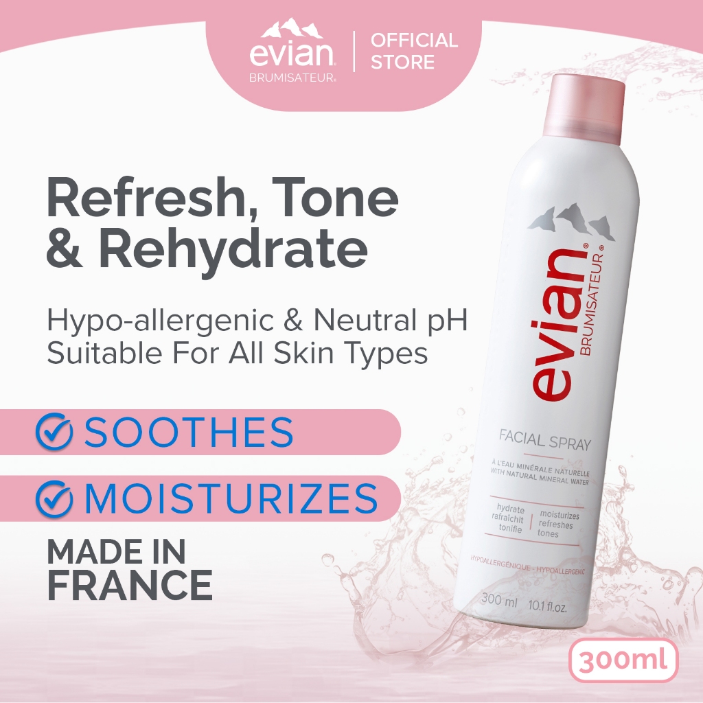 Evian Brumisateur® Facial Spray / Skincare Mist Range | Shopee Singapore