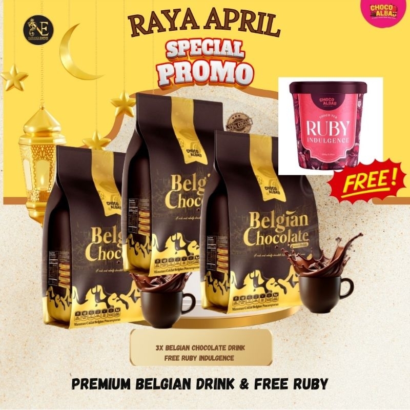 (FAST SHIPPING) INSTOCK CHOCO ALBAB LATEST PRODUCT!PREMIUM BELGIAN ...