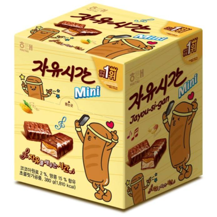 Korean Choco Bar Free Time Mini Chocolate / 38p, 380g | Shopee Singapore