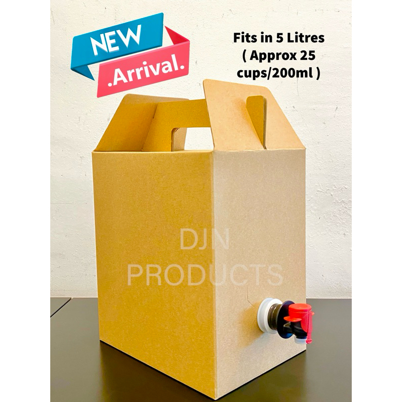 5L Dispenser Thermal Disposable Cardboard Box fits in 4L or 5L hot ...