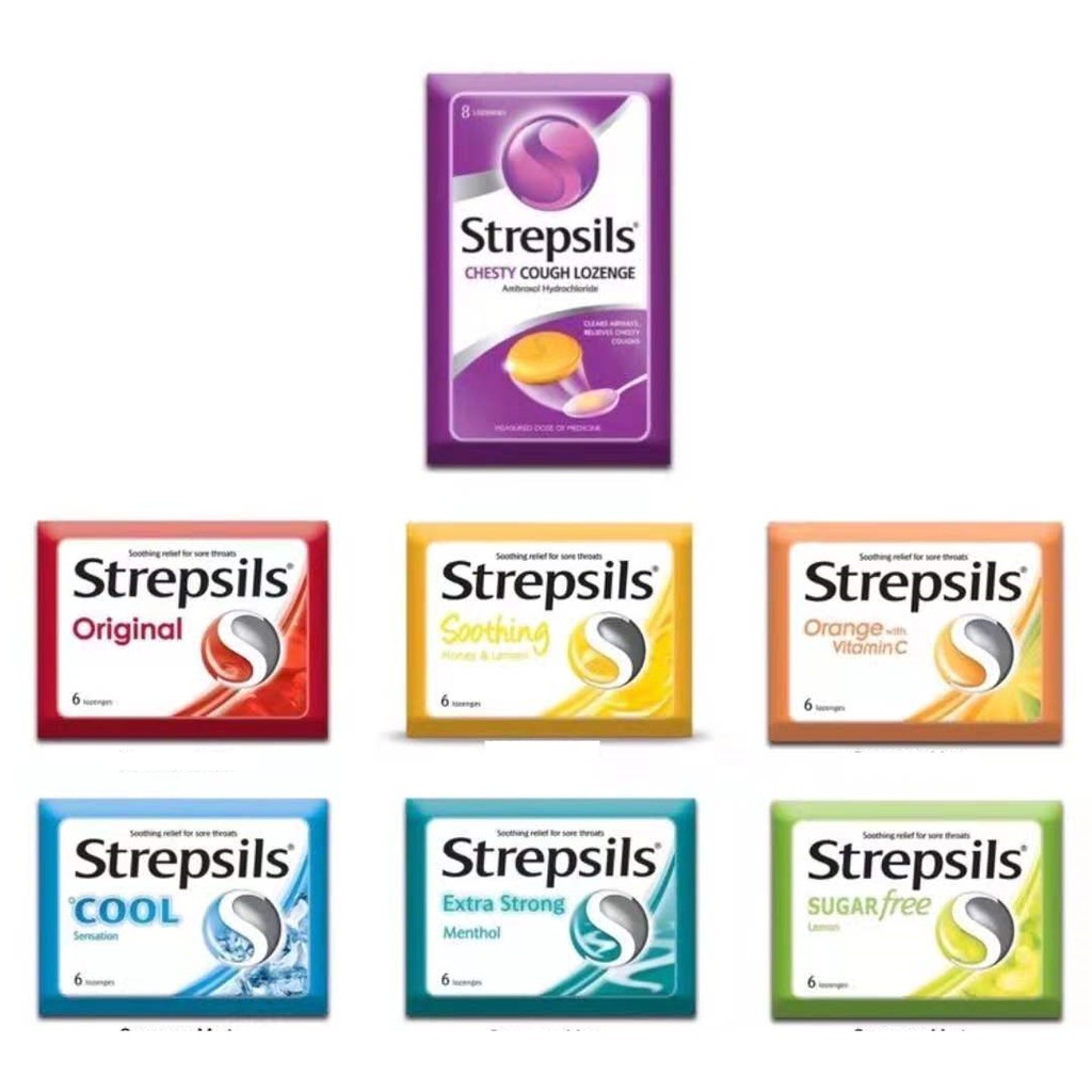 Strepsils Lozenges 6s -( 1 Box -24 pks) | Shopee Singapore