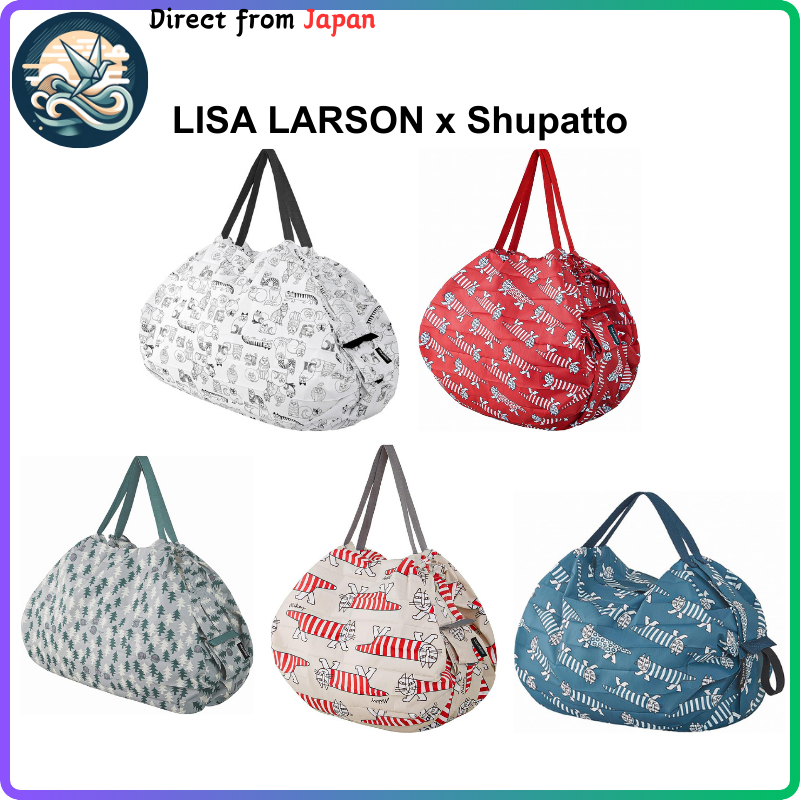 Marna LISA LARSON×Shupatto Compact Bag (S/M/L) Eco Bag Foldable [Direct from Japan] | Shopee ...