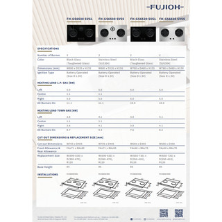 FUJIOH FR-MS2390R 90CM SLIMLINE HOOD WITH TOUCH CONTROL + FUJIOH FH ...