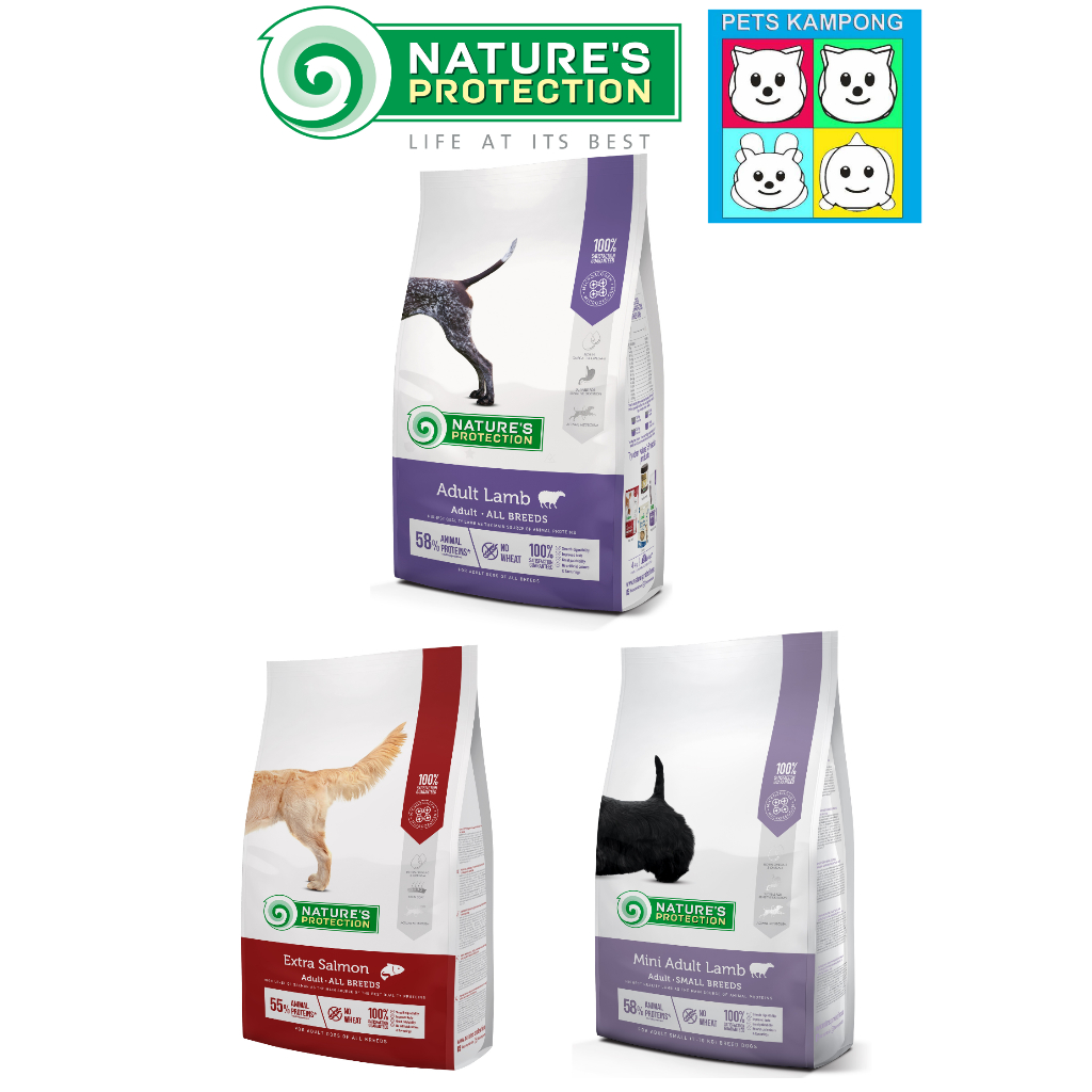 Nature's Protection Dog Adult Extra Salmon | Shopee Singapore