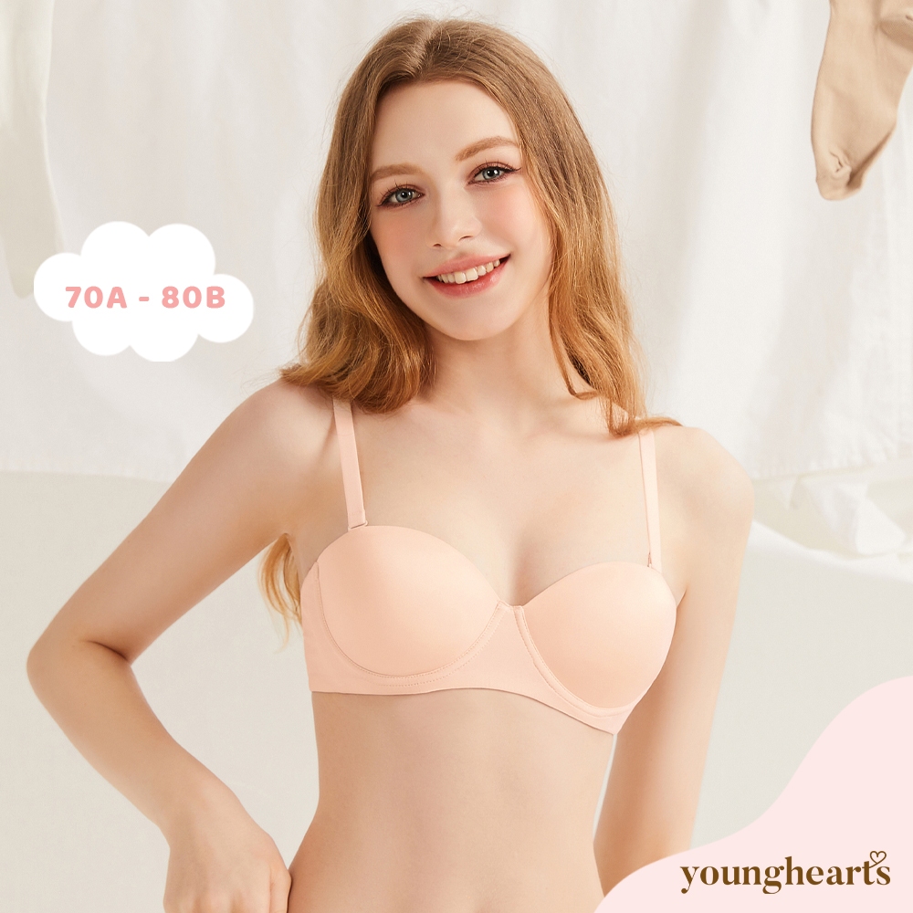 Young Hearts Perfect Inclusive 1/2 Cup Push Up Underwired Multiway Bra Y23-20206 ( A - B Cups ...