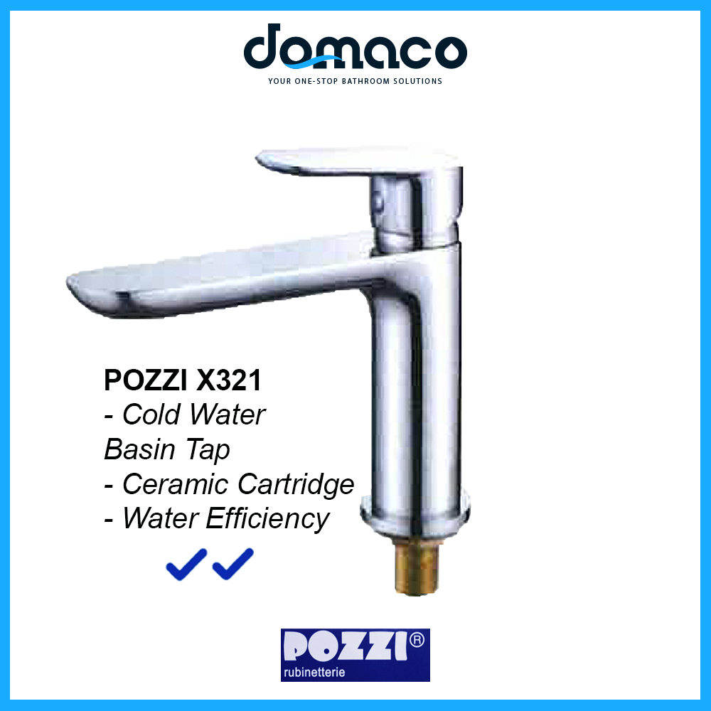 Pozzi X321 Chrome Basin Tap | Shopee Singapore