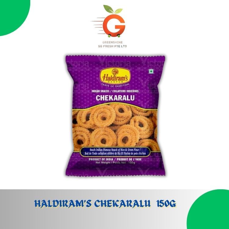 [GreenshineSG]HALDIRAM'S 150G CHEKARALU/ALOO BHUJIA SEV/PLAIN BHUJIA/RATLAMI SEV/CORN FLAKES ...