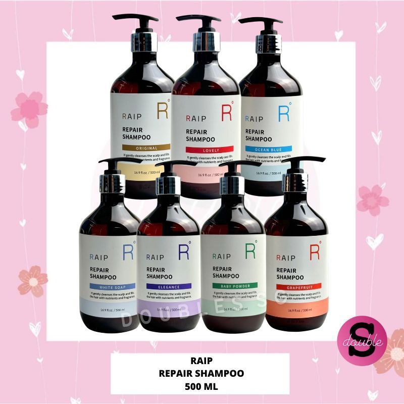[RAIP] Repair Shampoo 500ml or Treatment 500ml | Shopee Singapore