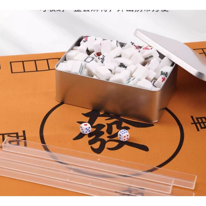 麻将 Travel Size Mini Mahjong Set Mahjong Tiles Mahjong Cards Alternative ...