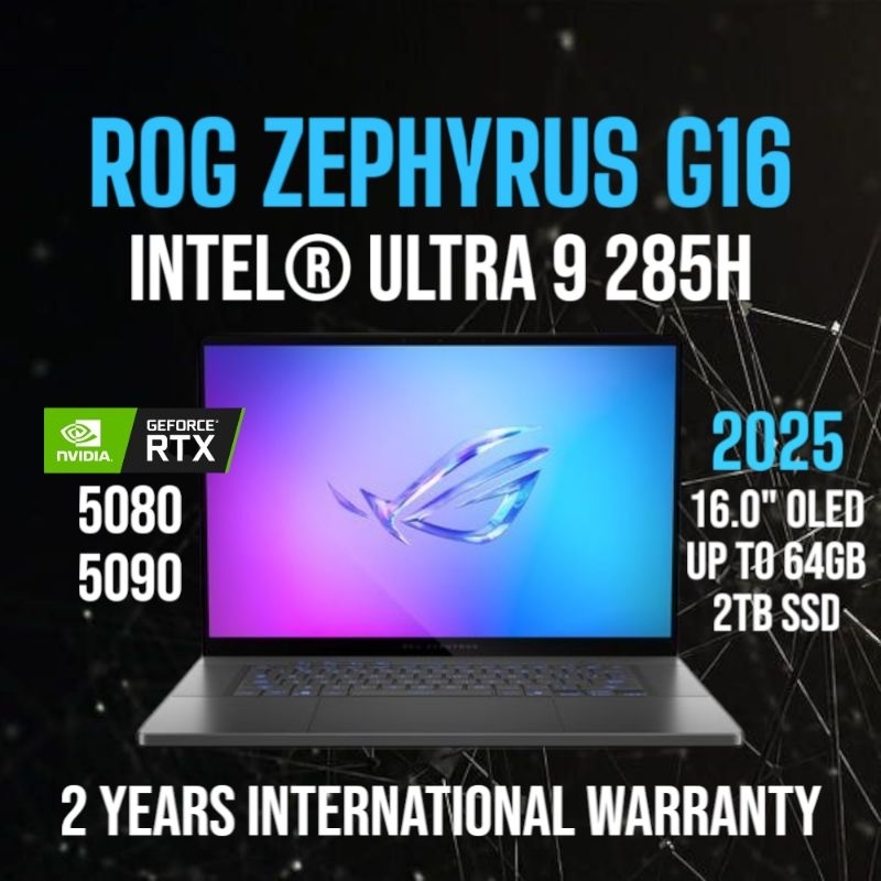 (LOCAL) ROG ZEPHYRUS G16 2025 GU605C | 16" 2.5K OLED 240Hz Rog Nebula ...