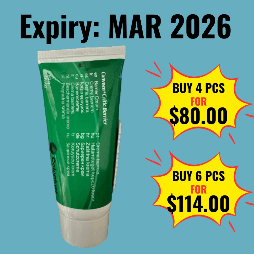 Coloplast Conveen Critic Barrier Cream 50g | Shopee Singapore