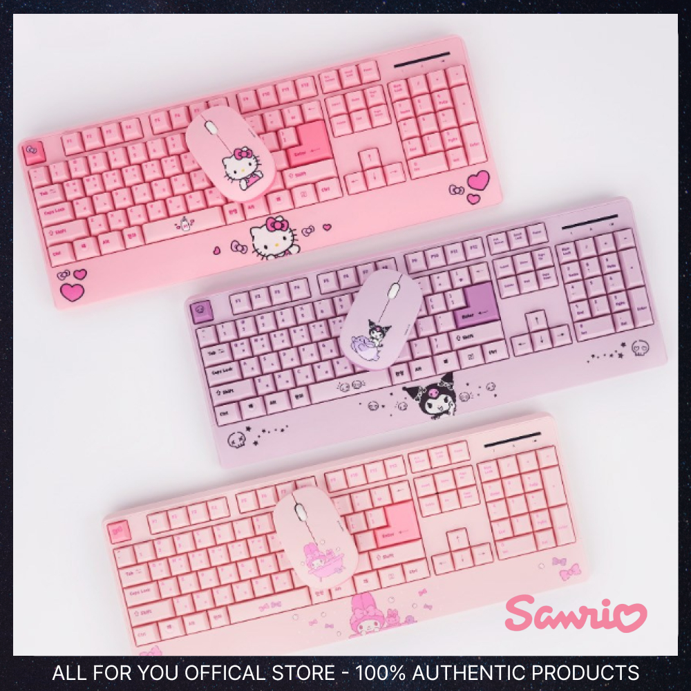 Sanrio Characters Wireless Keyboard & Mouse Set | Shopee Singapore