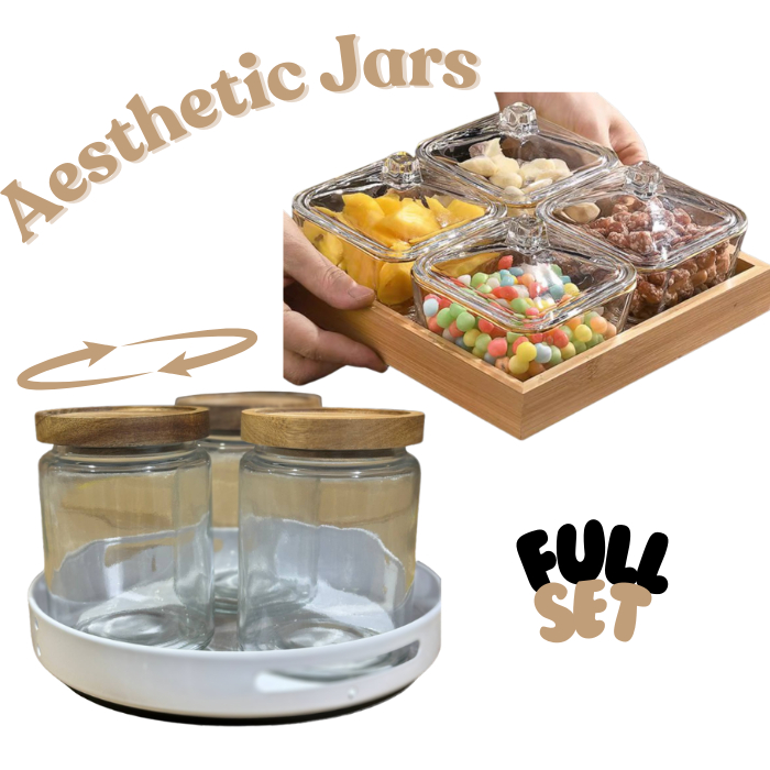 Bamboo canisters / Storage air tight jar / Food container / Ramadan ...