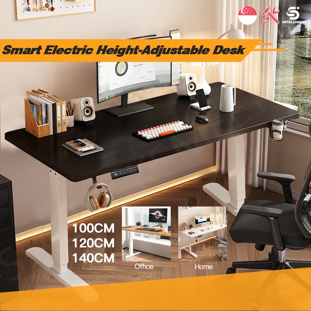 Desk Home Liftable Height Study Table Electric table home standing desk ...