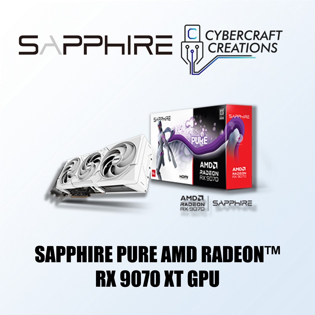 SAPPHIRE PURE AMD Radeon™ RX 9070 XT GPU (SAP-RX-9070-XT-PURE) | Shopee ...
