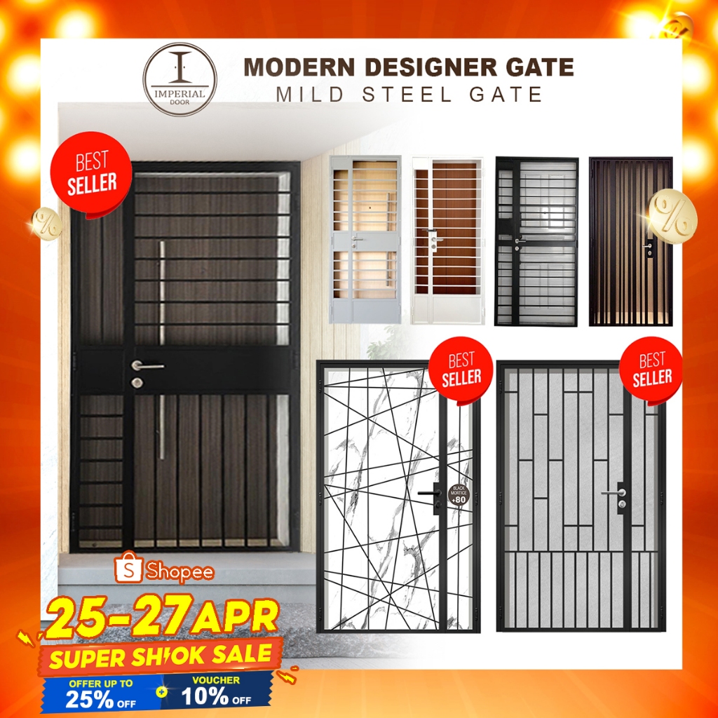 Mild Steel Gate For HDB gate BTO gate Condo and Resale Flats - Imperial ...