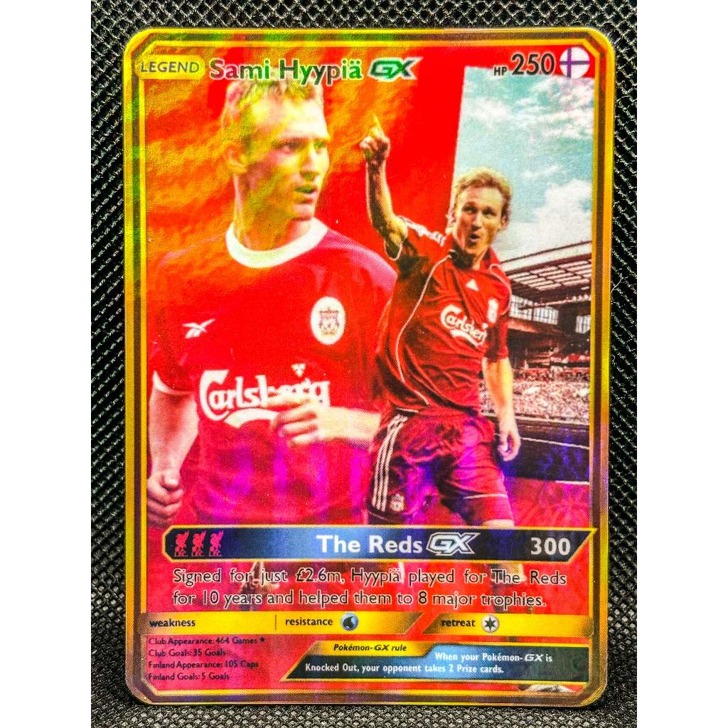 Liverpool - Sami Hyypia GX Pokemon Holofoil Card (Legend) | Shopee ...