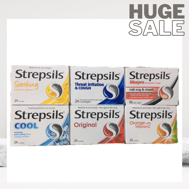 [🔥MIX & MATCH ️] Strepsils Lozenges for Sore Throat - 24s | Shopee ...
