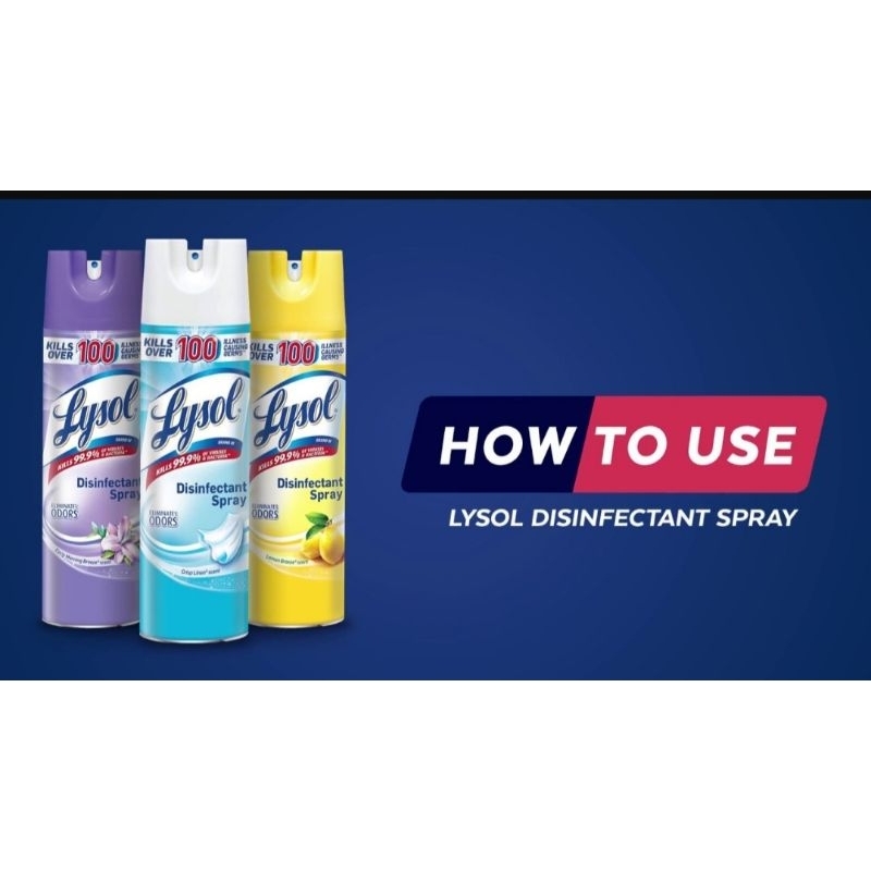 [SG Stocks] Lysol Disinfectant Spray (USA) | Shopee Singapore
