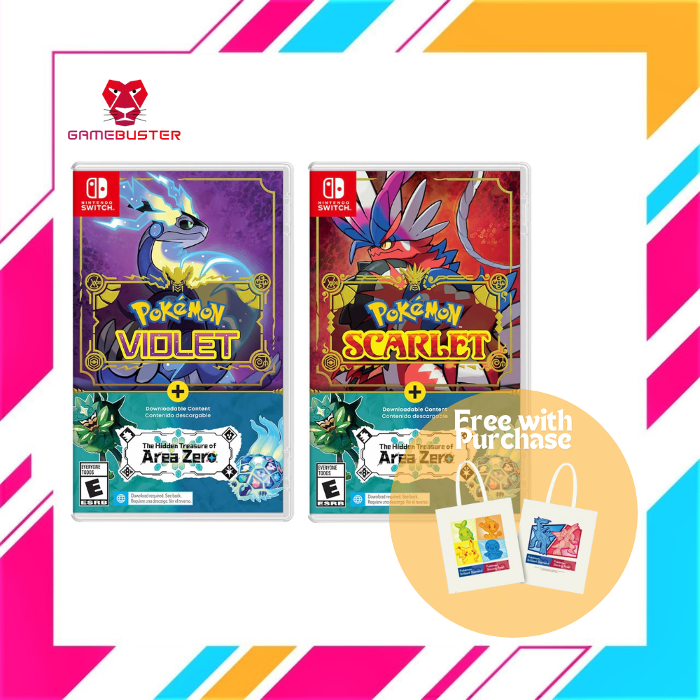 Nintendo Switch Pokemon (Scarlet / Violet) / (Scarlet DLC/ Violet DLC ...