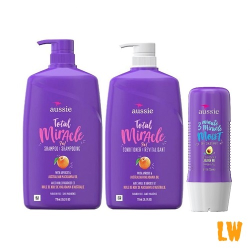 (SG Stock)Aussie, Miracle Curls, Miracle Moist, Total Miracle, Shampoo ...