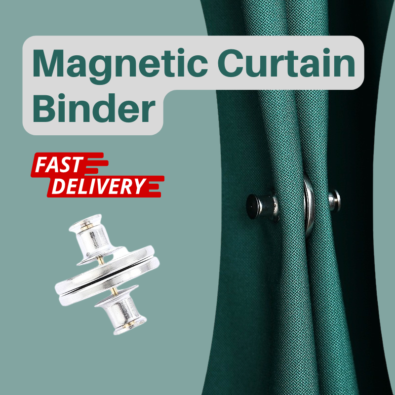 [SG] Magnetic Curtain Binder Button Nail Double Sided Magnetic with ...