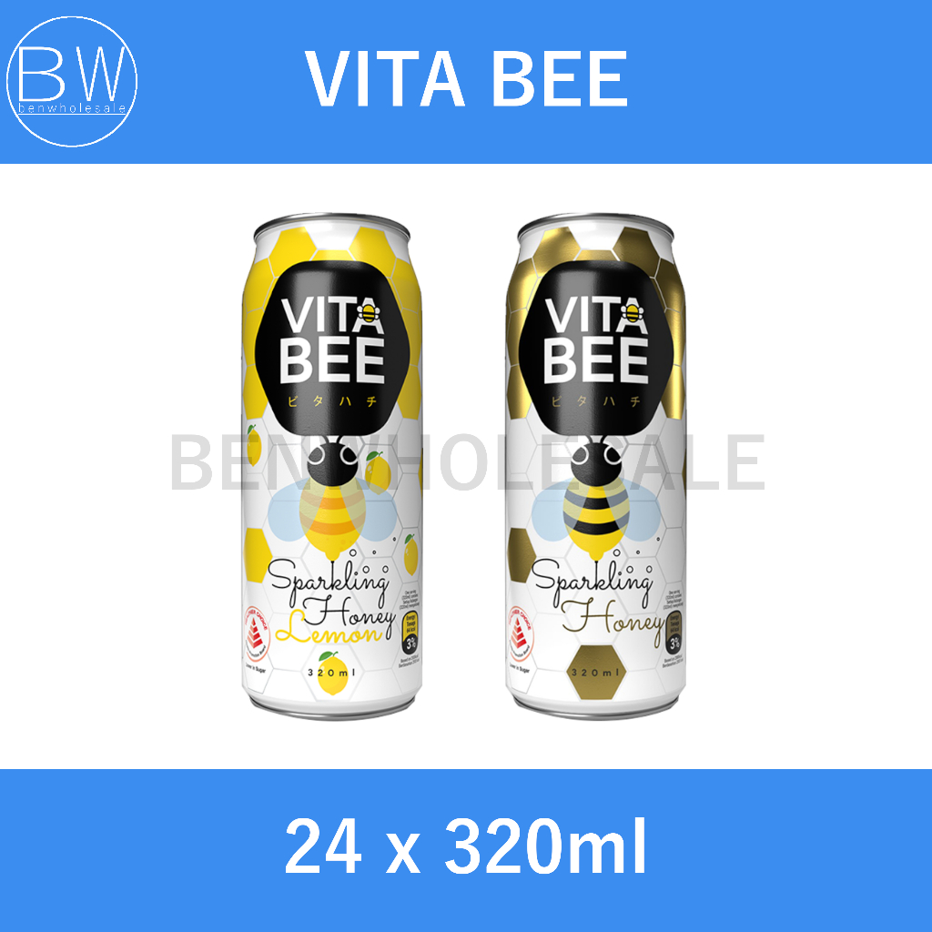 Vitabee Sparkling Drink Carton (24 x 320ml) | Shopee Singapore