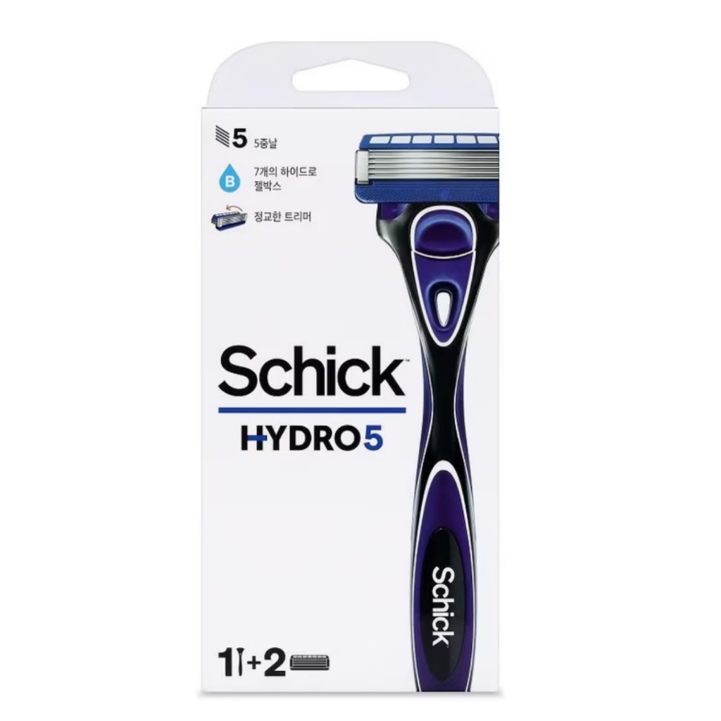 SCHICK HYDRO 5 Razor Shaver Safe Razor Blade with Flip Trimmer for ...