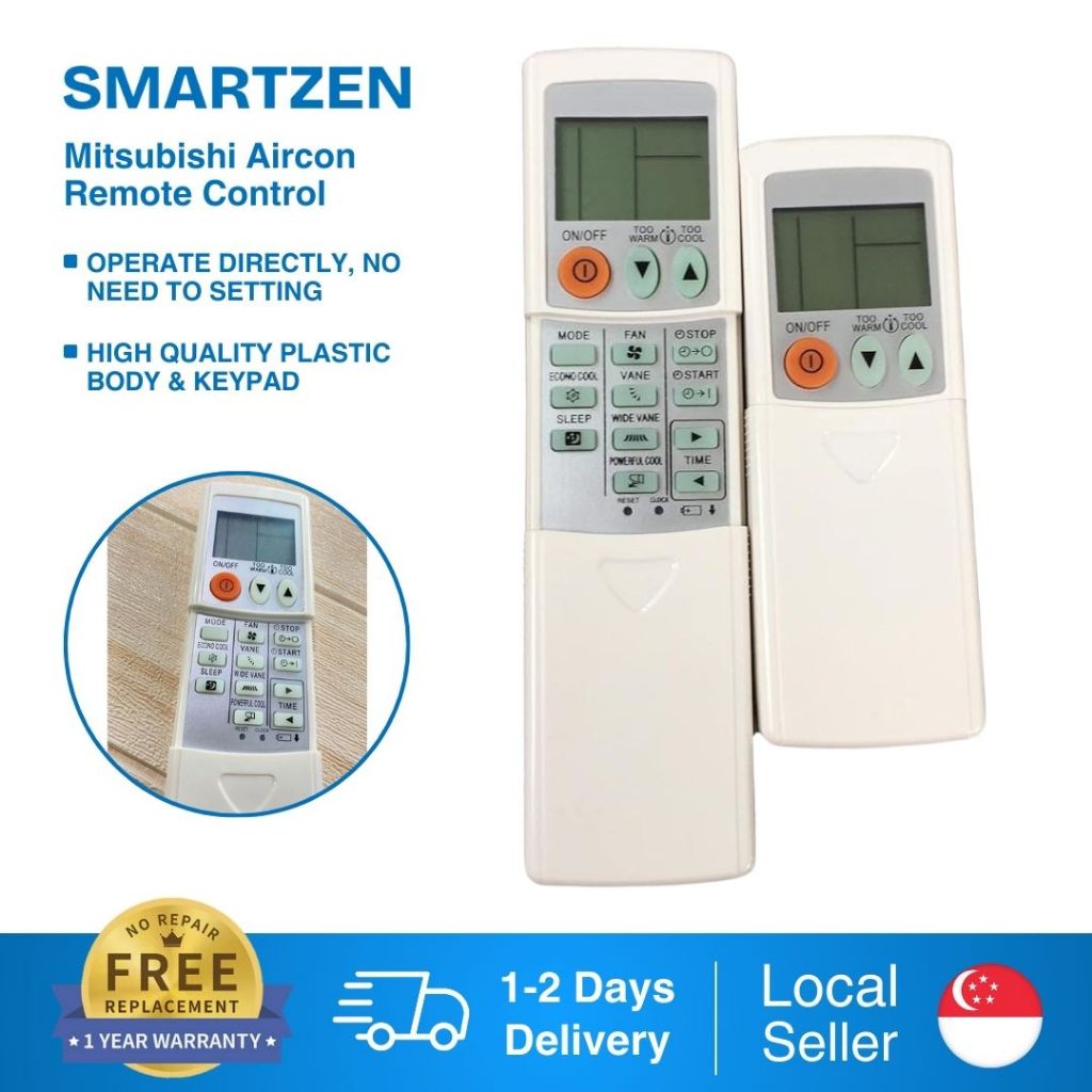 (SG) (Singapore Warranty) Mitsubishi Aircon Remote Control KM05E KM06E ...