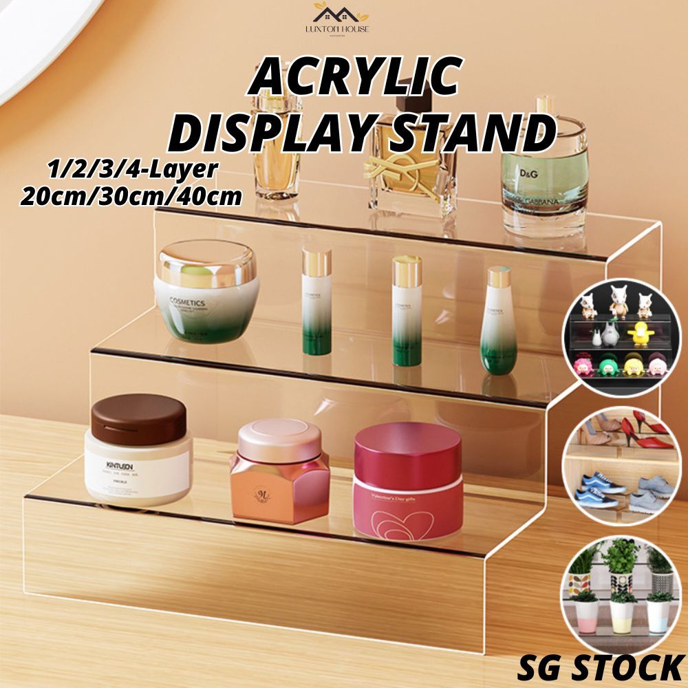 {SG} Acrylic Display Rack 2/3/4-Layer Acrylic Shelf Display Acrylic ...