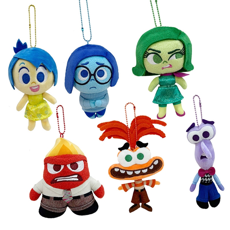 [All Restocked] Disney Pixar Inside Out KeyRing Keychain Stuffed Plush ...