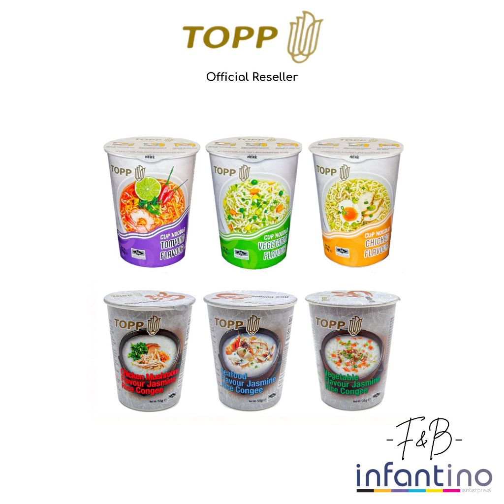 Infantino | Topp Jasmine Rice Congee Porridge And Instant Cup Noodles ...