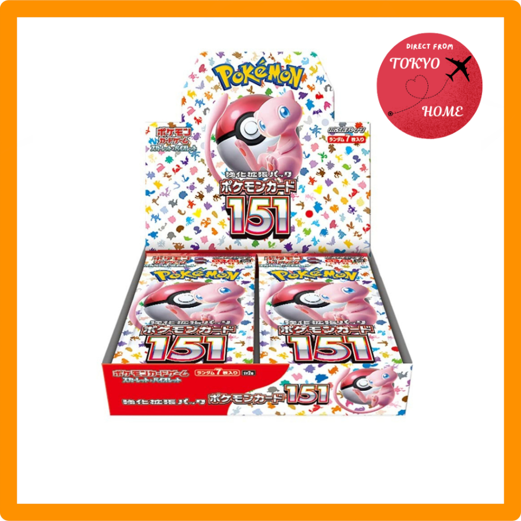 Pokémon Card Game Scarlet & Violet Pokémon Cards 151 Booster Box sv2a ...