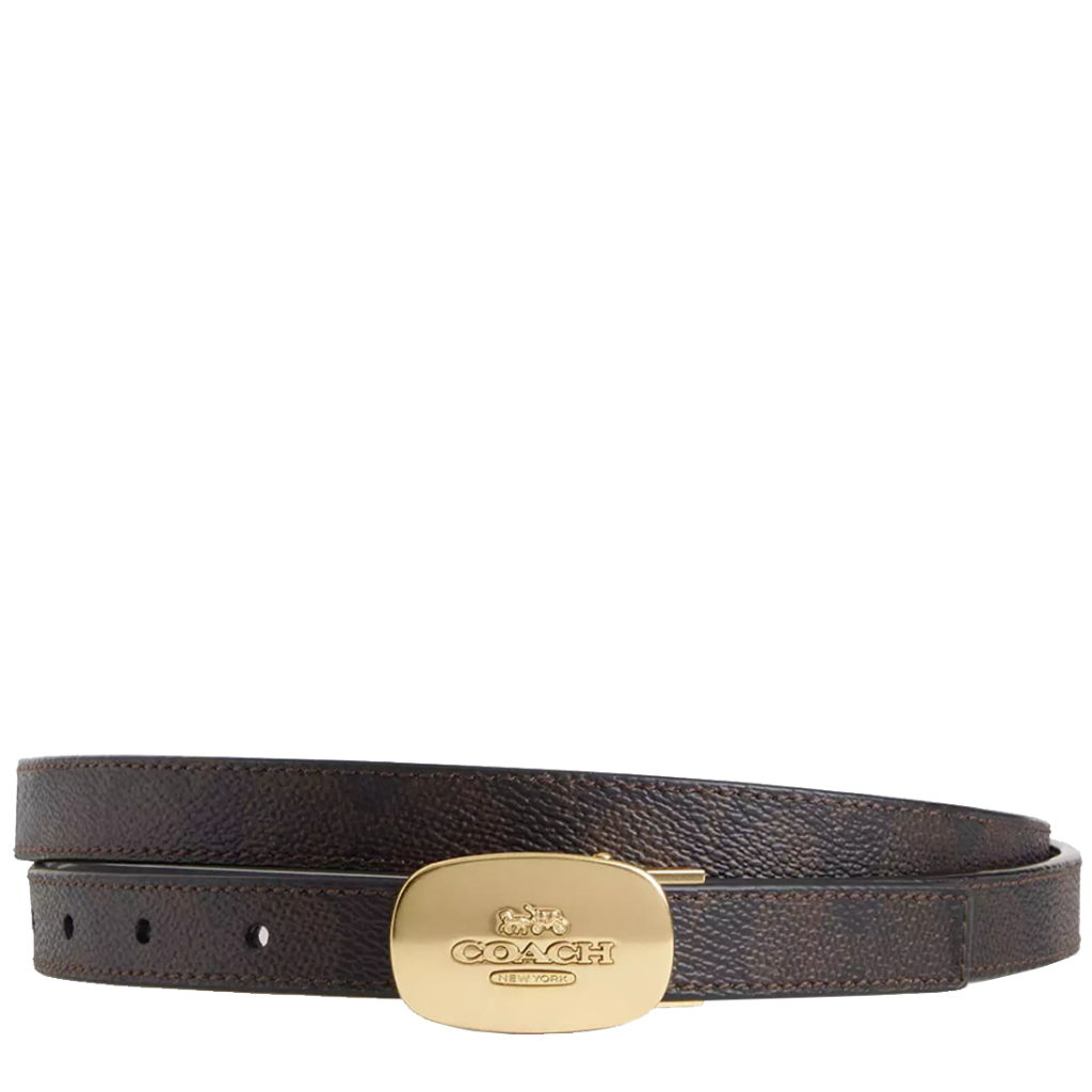 Coach Signature Buckle Cut To Size Reversible Eliza Belt, 18 Mm, in ...