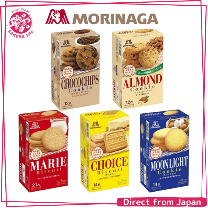 Morinaga Cookies & Biscuits (MARIE/CHOICE/MOON LIGHT/CHOCO CHIPS/ALMOND ...