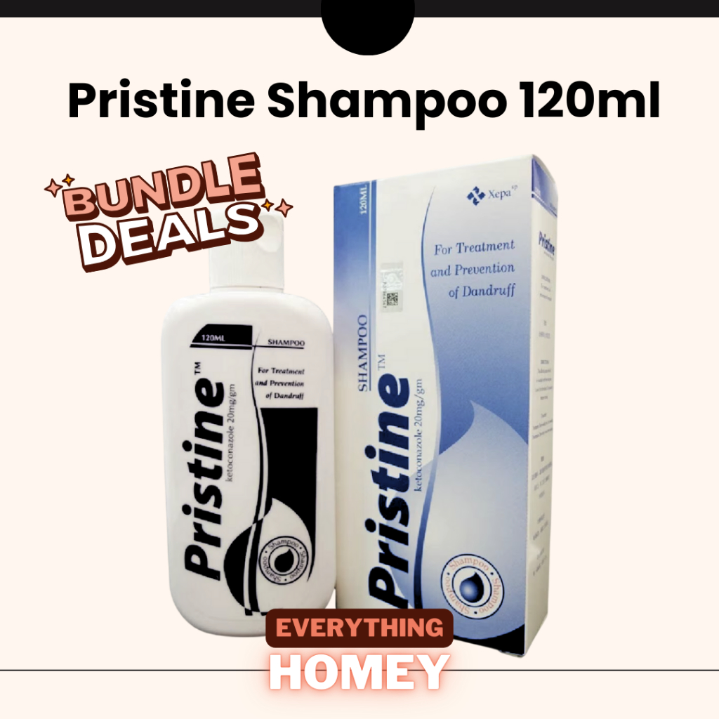 Authentic Pristine Shampoo | Treat and Prevent Dandruff, White Spots ...