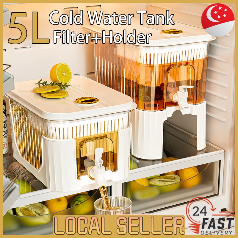 [SG In Stock]Holder+Filter 3L Water Jug Water Dispenser Beverage Barrel ...