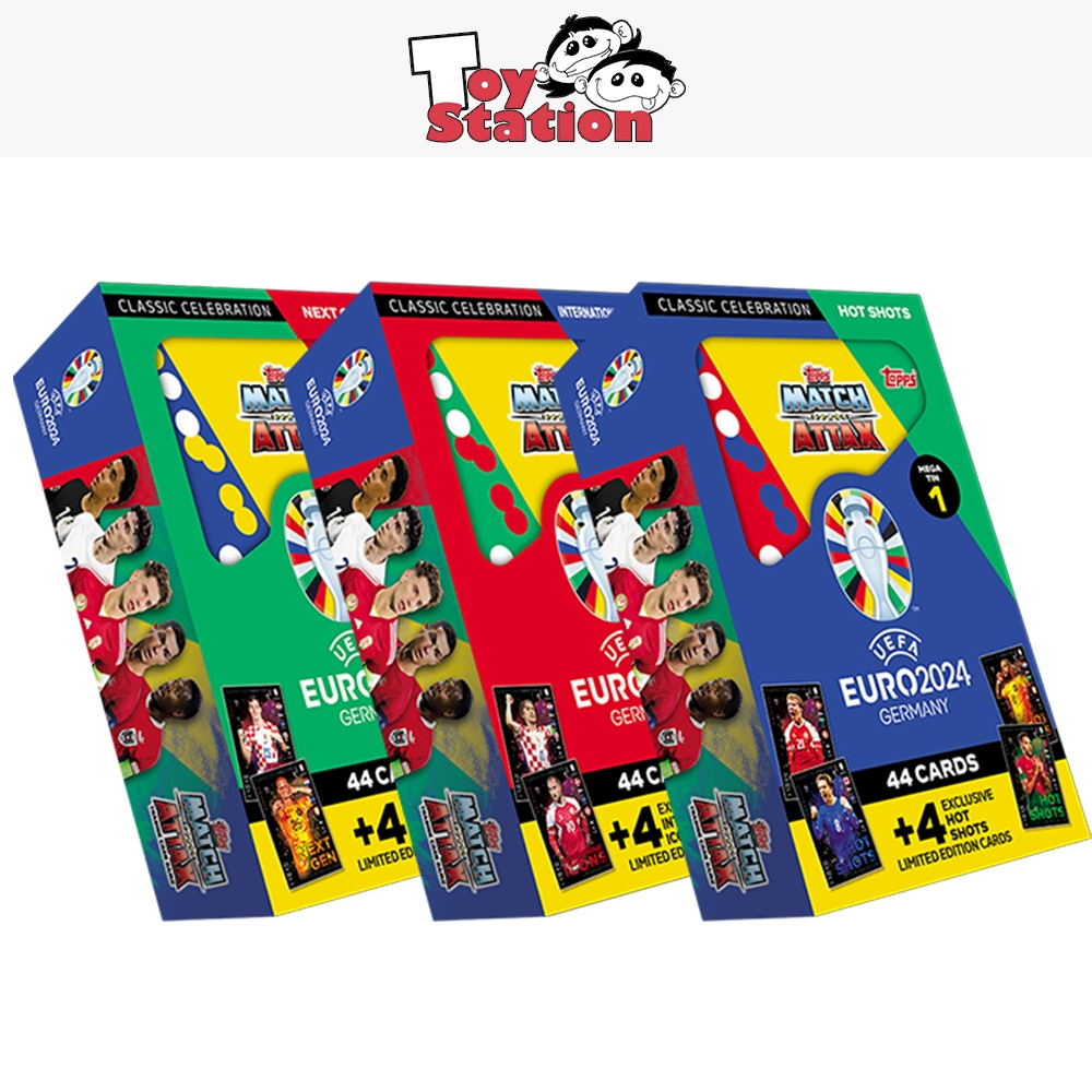 Topps Match Attax UEFA EURO 2024 GERMANY Booster Mega Tins Assorted ...