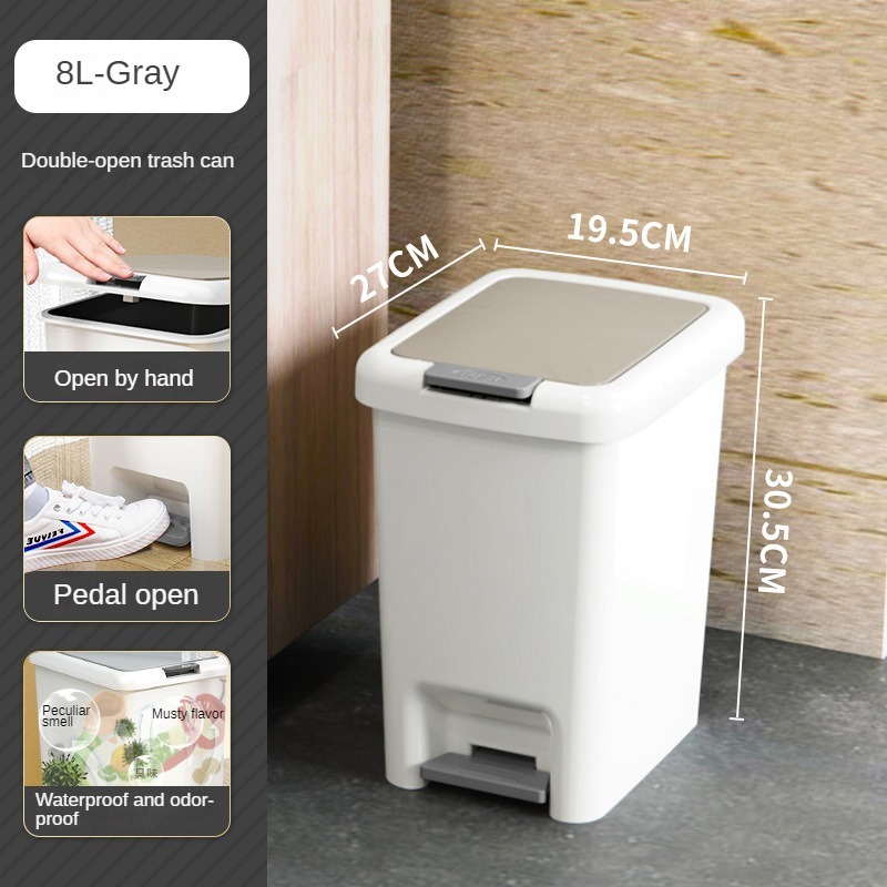 【SG Ready Stock】 Dustbin with Lid Rubbish Bin Trash Bin Large Capacity ...