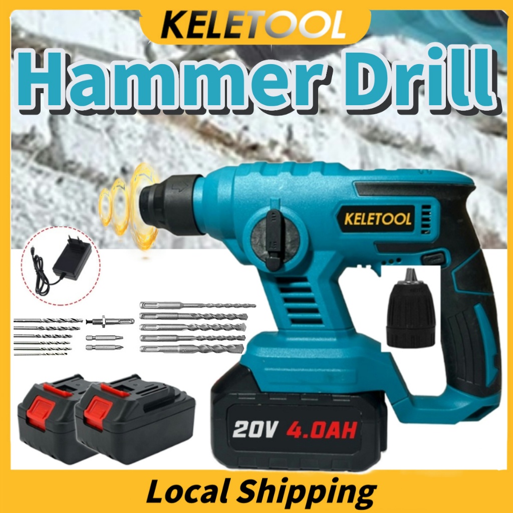 Hammer Wall Drill Hacking Impact Concrete Breaker Drilling Rotary ...