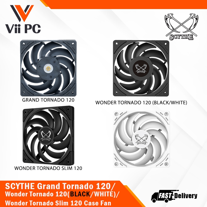 SCYTHE Grand Tornado 120/Wonder Tornado 120 Slim/Wonder Tornado 120 ...