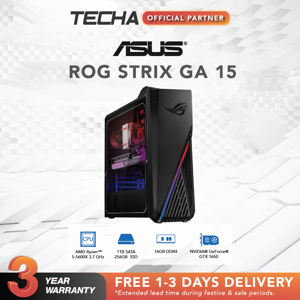 [FREE NEXT DAY] ASUS ROG Strix GA15 | AMD Ryzen 5-5600X | 16GB DDR4 ...